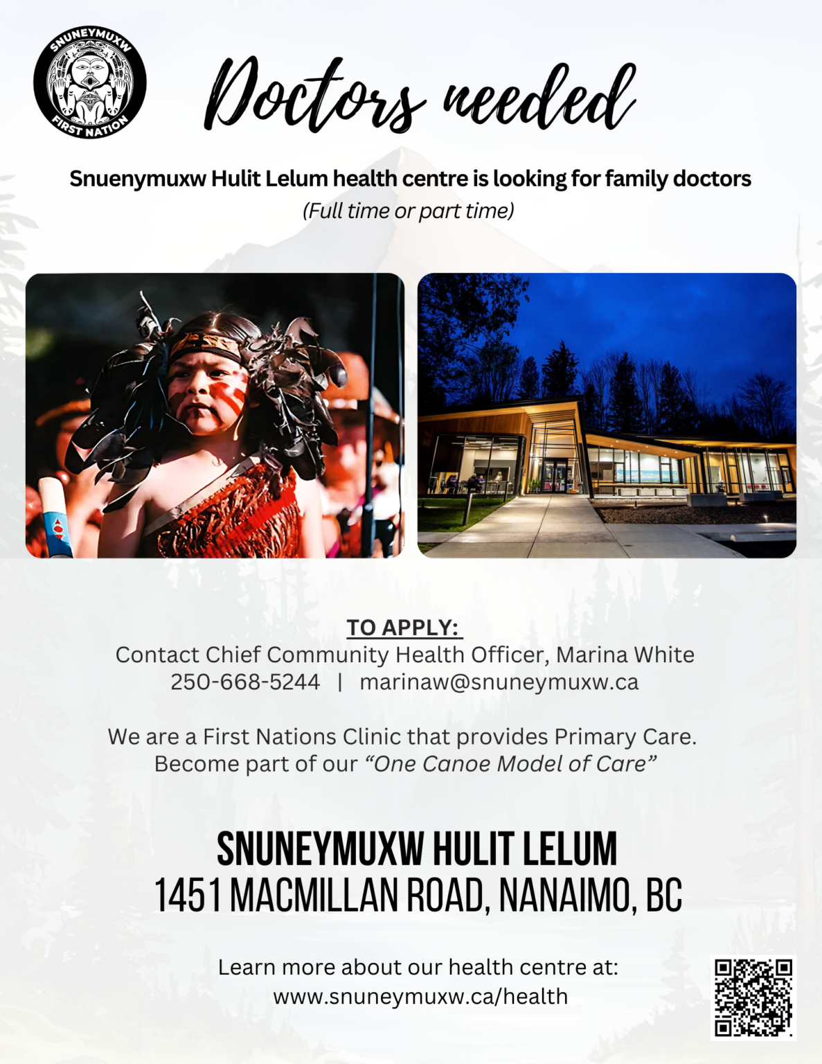 Snuneymuxw Hulit Lelum - Health Centre - Snuneymuxw First Nation